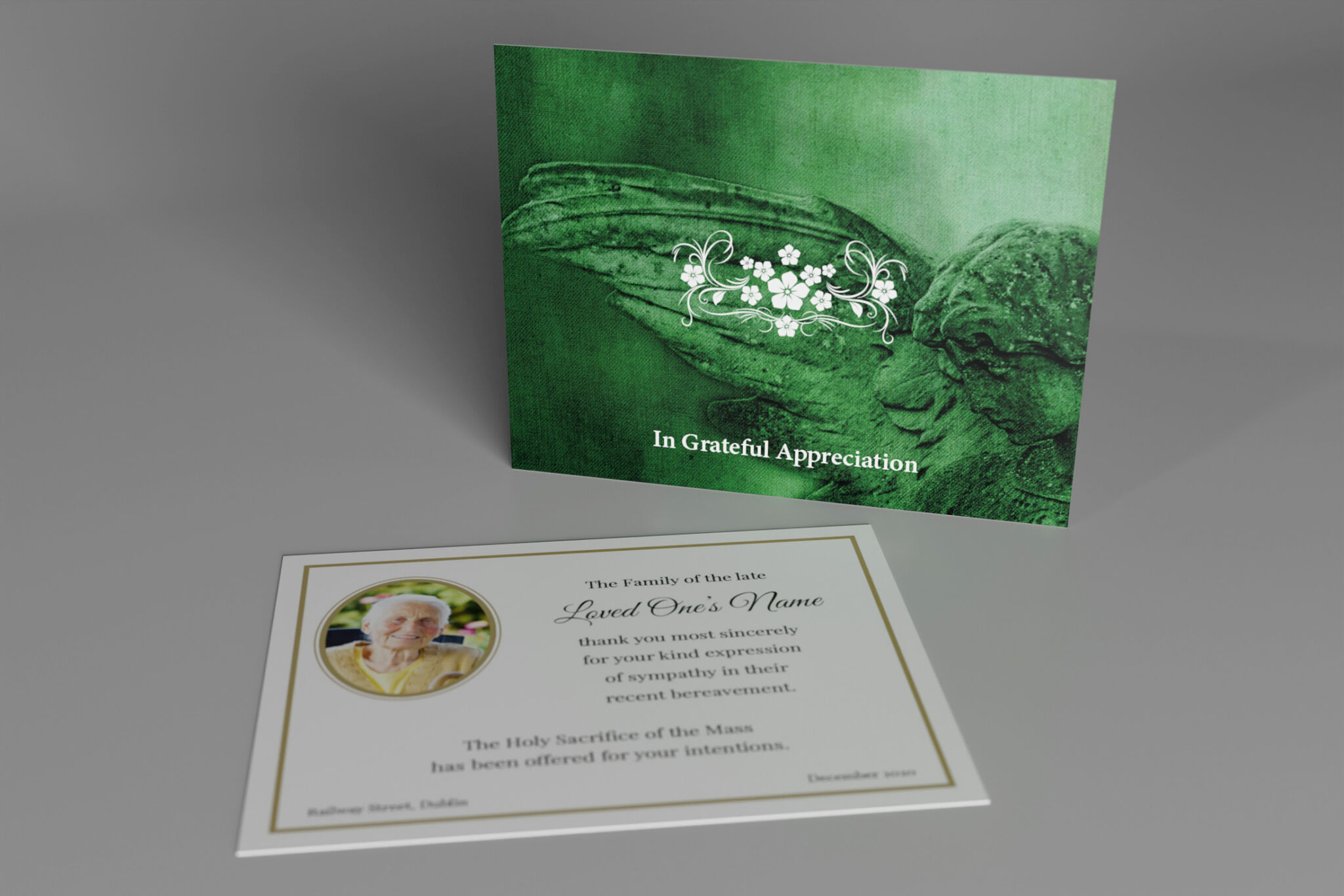 Acknowledgement Card AC40 - Memorial Printers