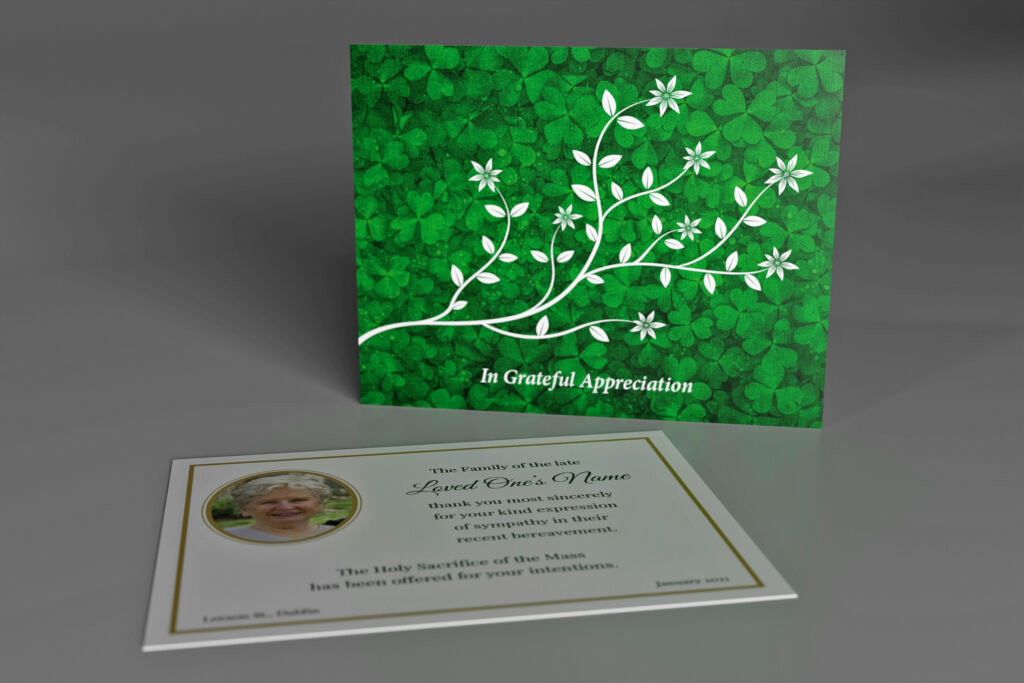 Acknowledgement Card AC43 - Memorial Printers